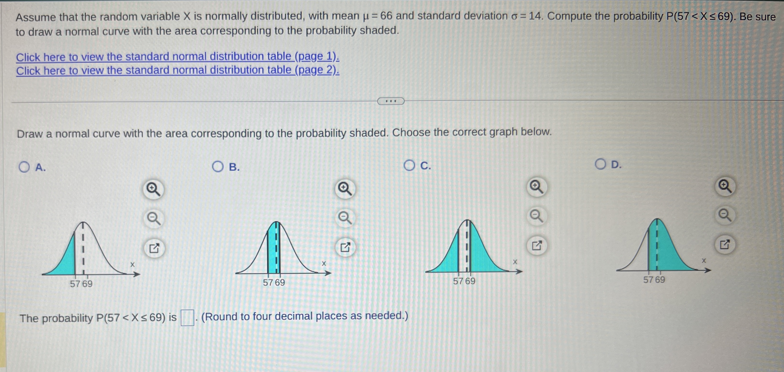 Solved Assume that the random variable x ﻿is normally | Chegg.com