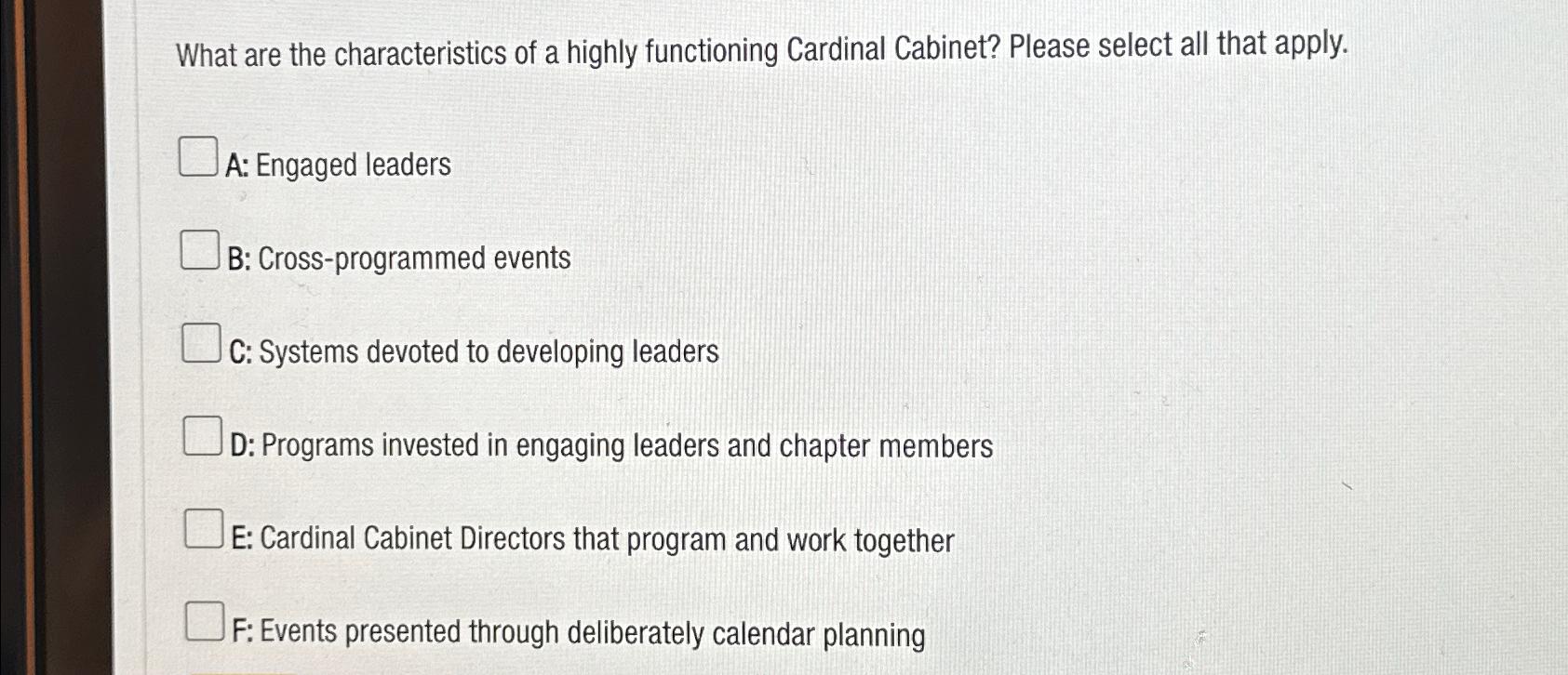 Solved What are the characteristics of a highly functioning | Chegg.com