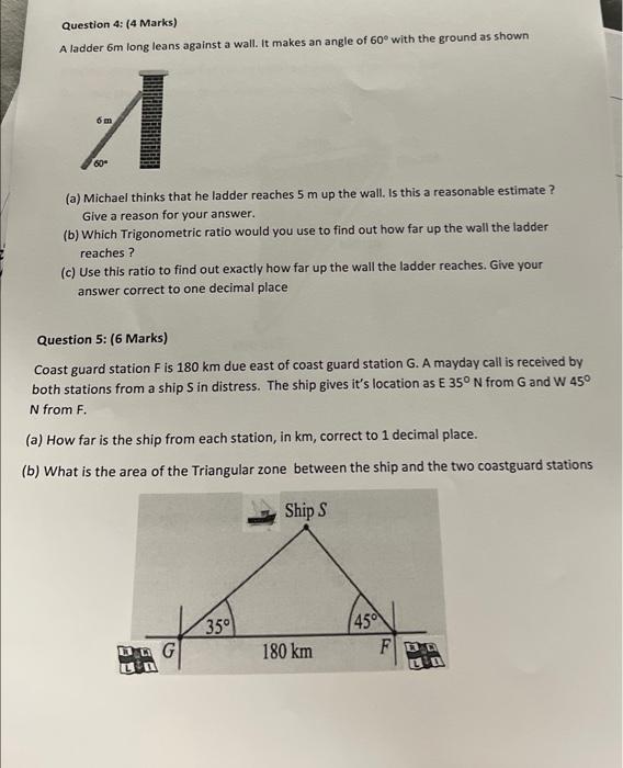Solved Question 1. (2 marks) The diagram below shows the | Chegg.com
