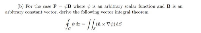 Solved (b) For the case F = 4B where y is an arbitrary | Chegg.com