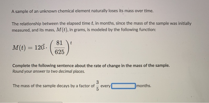 Solved A sample of an unknown chemical element naturally | Chegg.com