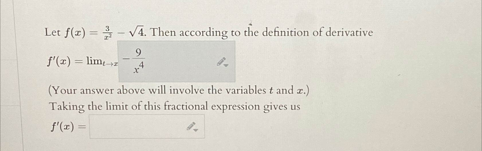 Solved Let F X 3x2 42 ﻿then According To The Definition Of