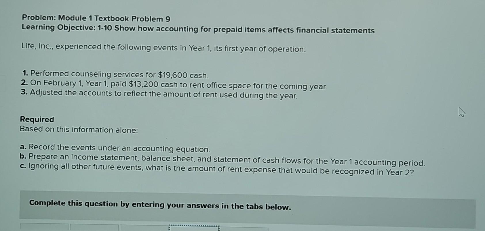 Solved Problem: Module 1 Textbook Problem 9 Learning | Chegg.com