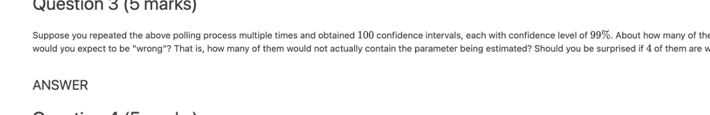 Solved Suppose you repeated the above polling process | Chegg.com