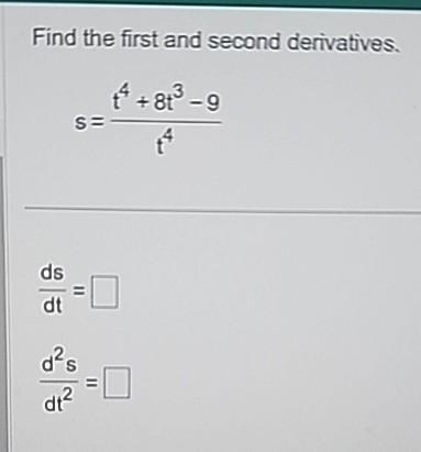 Solved Find the first and second | Chegg.com
