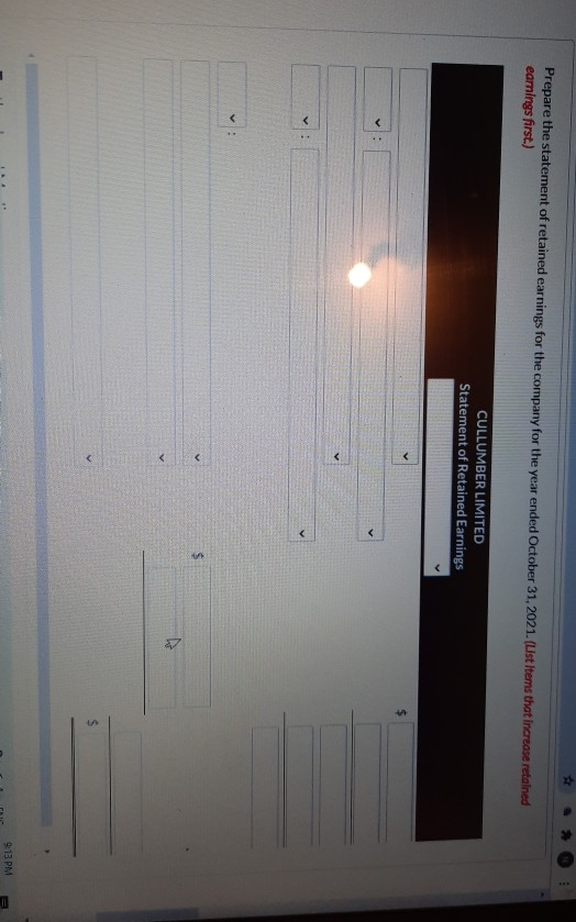 Solved Current Attempt in Progress The ledger of Cullumber | Chegg.com