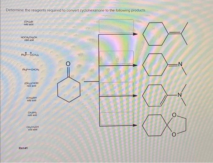 Solved Determine the reagents required to convert | Chegg.com