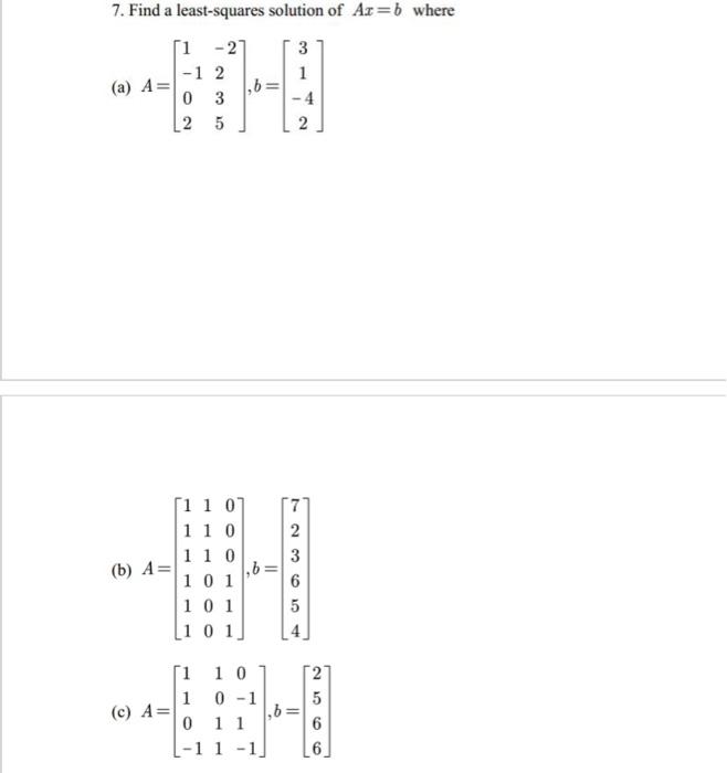 Solved 1. Determine which sets of vectors are orthogonal (a) | Chegg.com