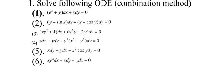 Solved 1. Solve following questions (Inverse operator | Chegg.com