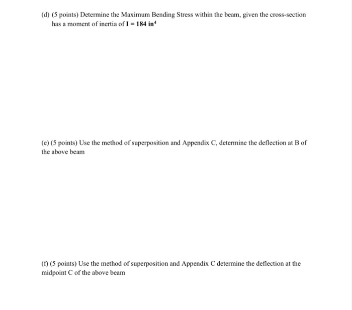 Solved The W8x48 beam is made of A-36 steel (E=29,000ksi) | Chegg.com