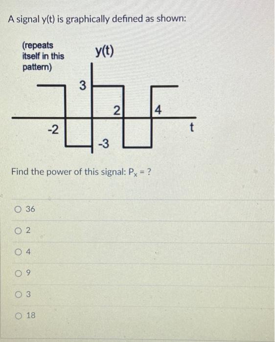 Solved A signal x(t) is mathematically defined as follows: | Chegg.com