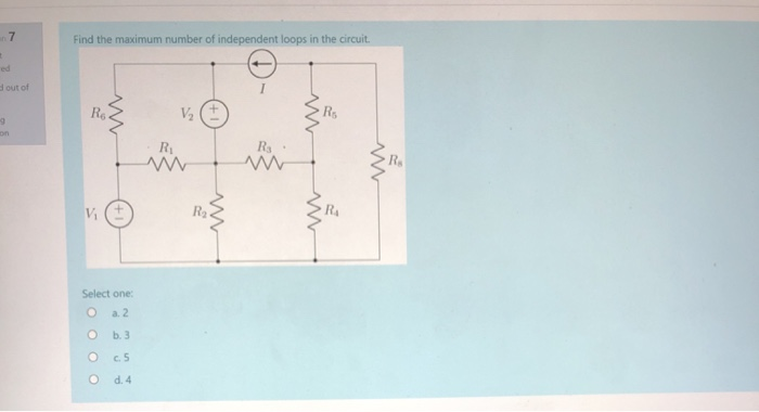Solved Find the maximum number of independent loops in the | Chegg.com