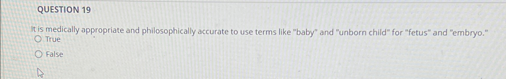 Solved QUESTION 19It is medically appropriate and | Chegg.com