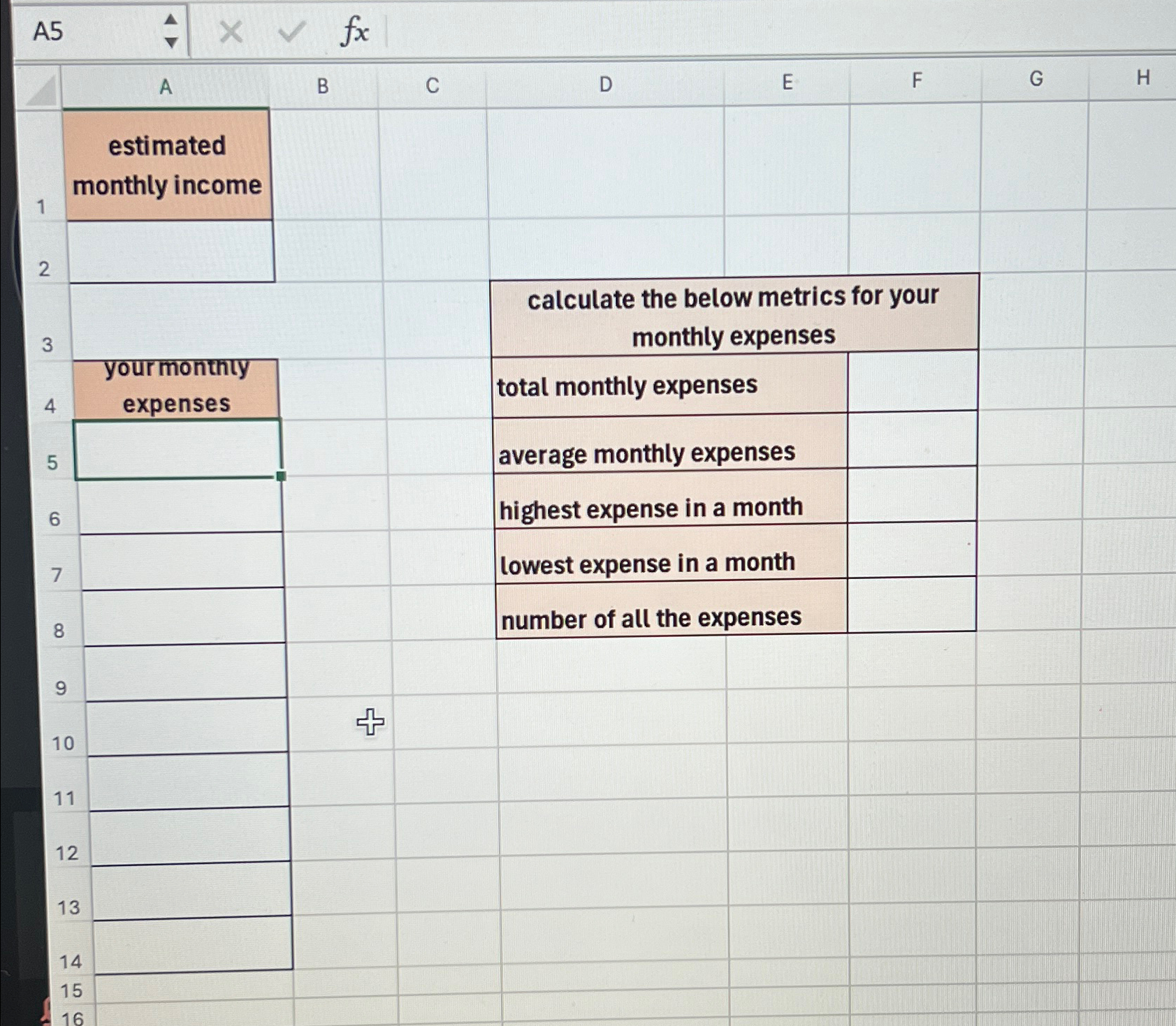 Solved What is the function for estimated monthly income, | Chegg.com