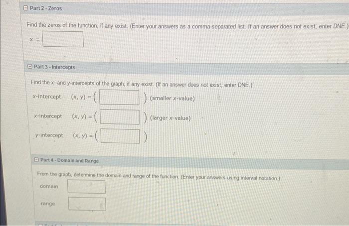 Solved f(x)=2∣x+3∣−3 I Part 1-Graphing Graph the function | Chegg.com