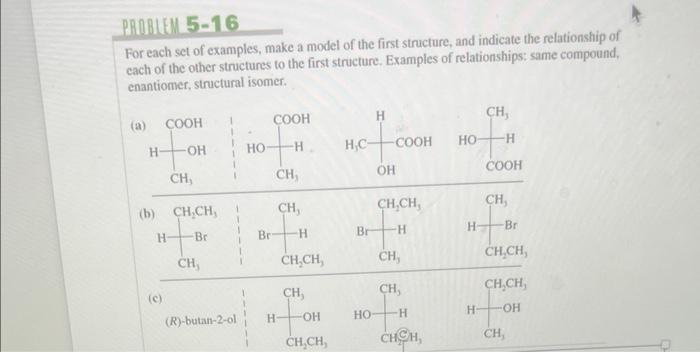 Solved For each set of examples, make a model of the first | Chegg.com