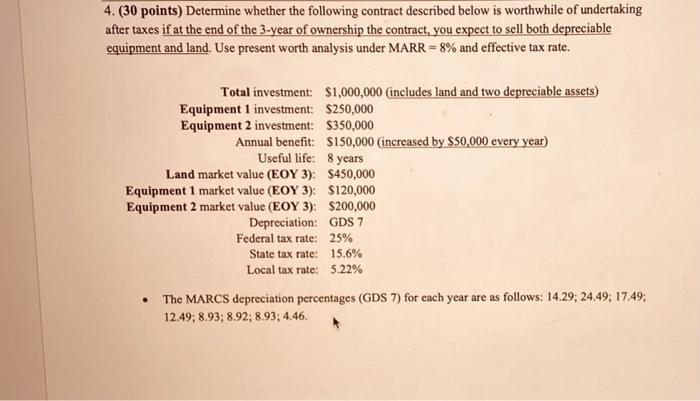 Solved 4. (30 points) Determine whether the following | Chegg.com