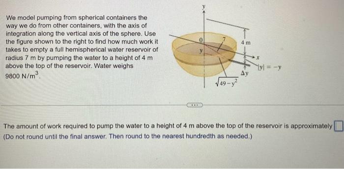 Solved We model pumping from spherical containers the way we | Chegg.com