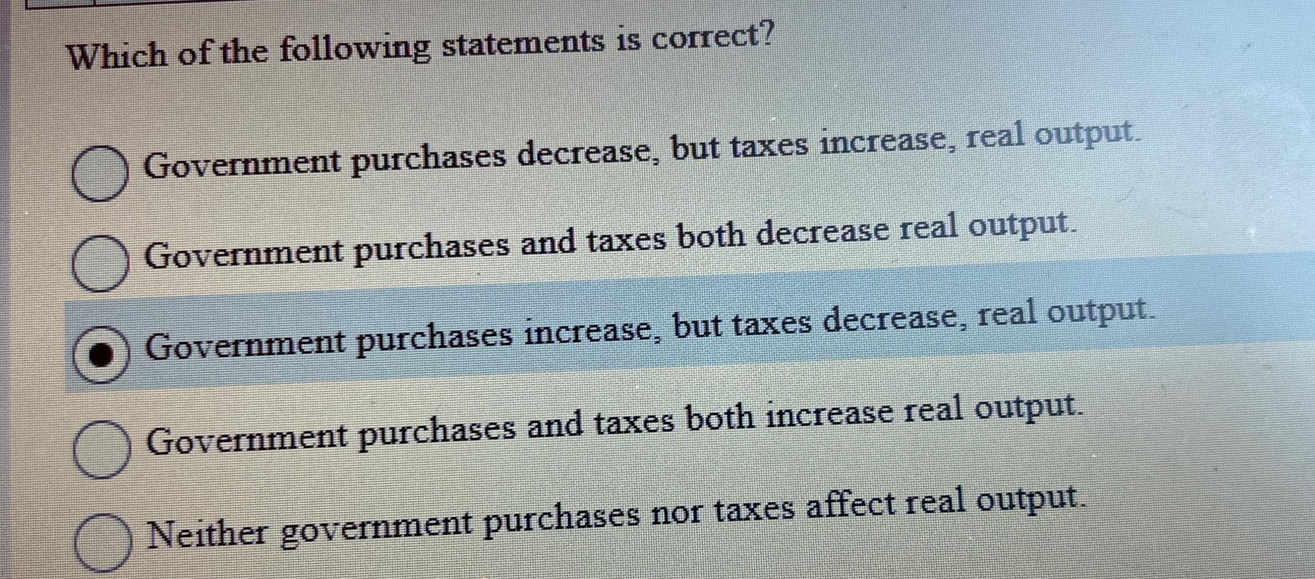 Solved Which of the following statements is | Chegg.com