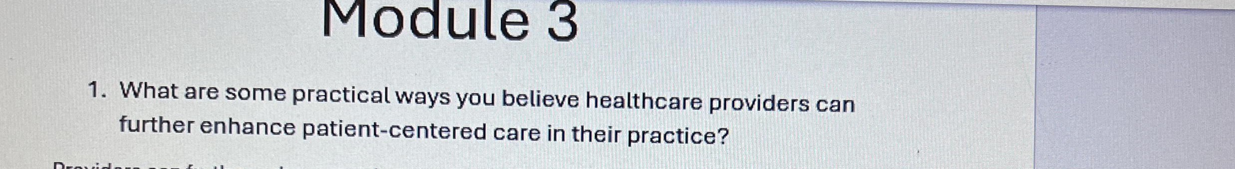 Solved What are some practical ways you believe healthcare | Chegg.com