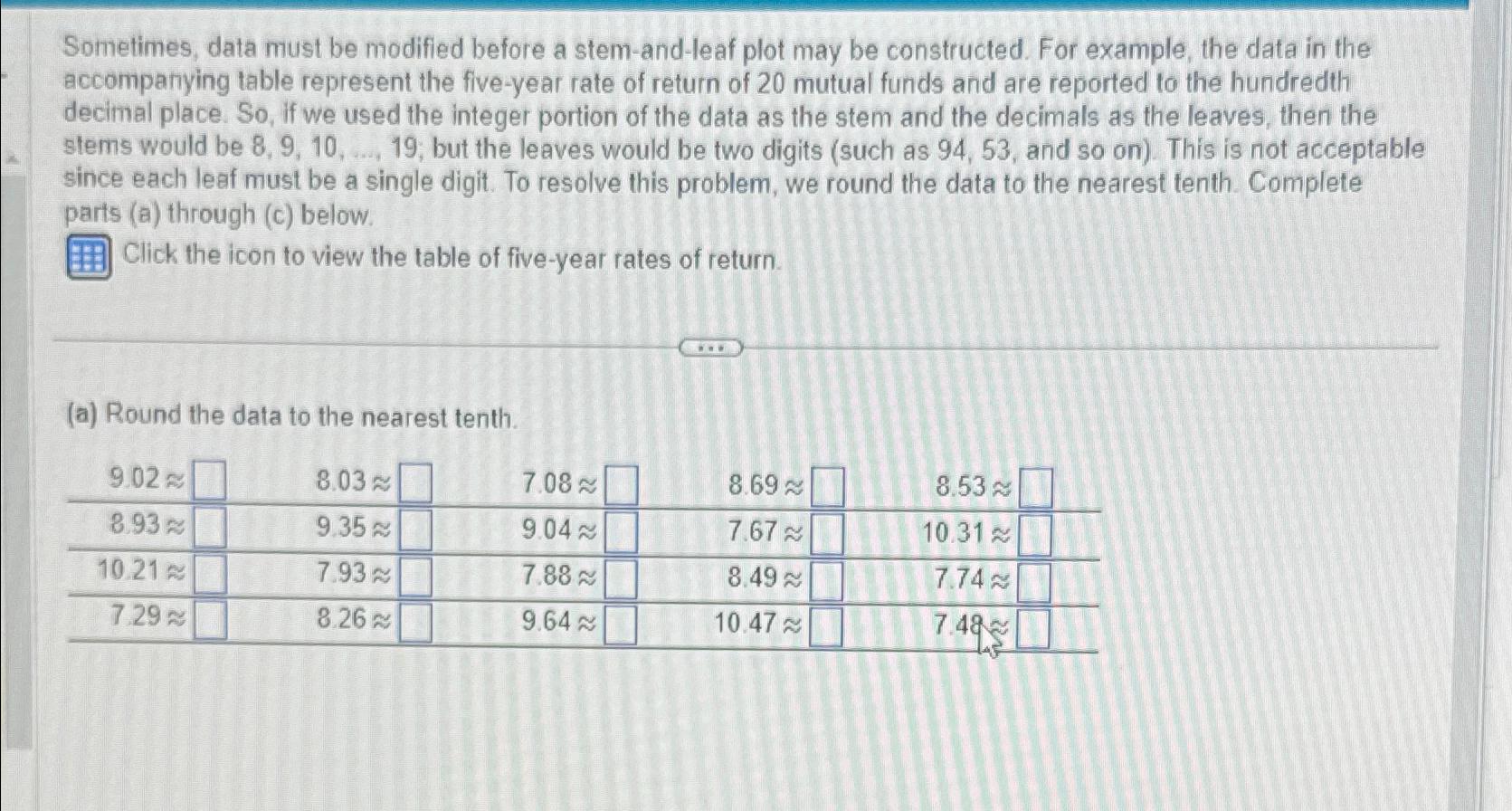 Solved Sometimes, data must be modified before a | Chegg.com