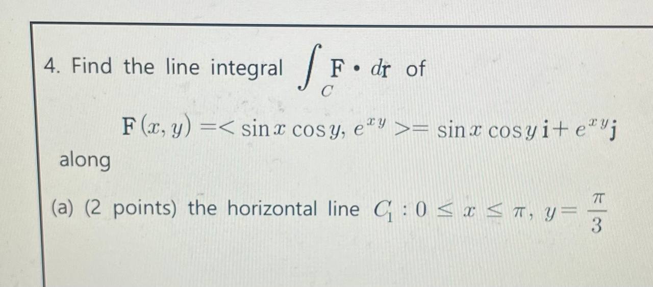 Solved (b) (2 ﻿points) ﻿the vertical line C2:0≤y≤1,x=2Find | Chegg.com