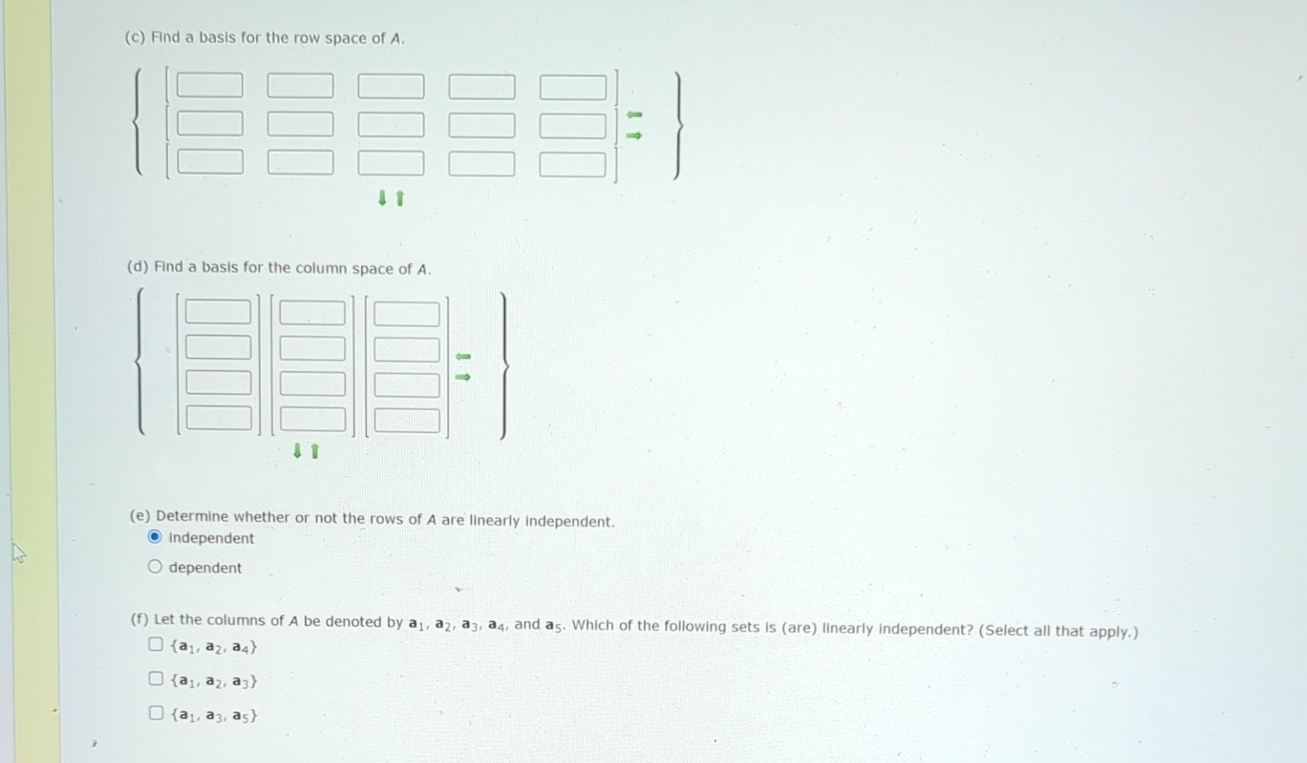 Solved Use the fact that matrices A and B are | Chegg.com