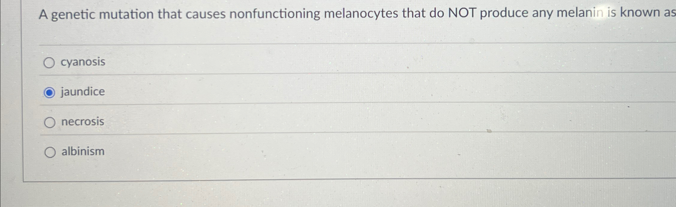 Solved A genetic mutation that causes nonfunctioning | Chegg.com