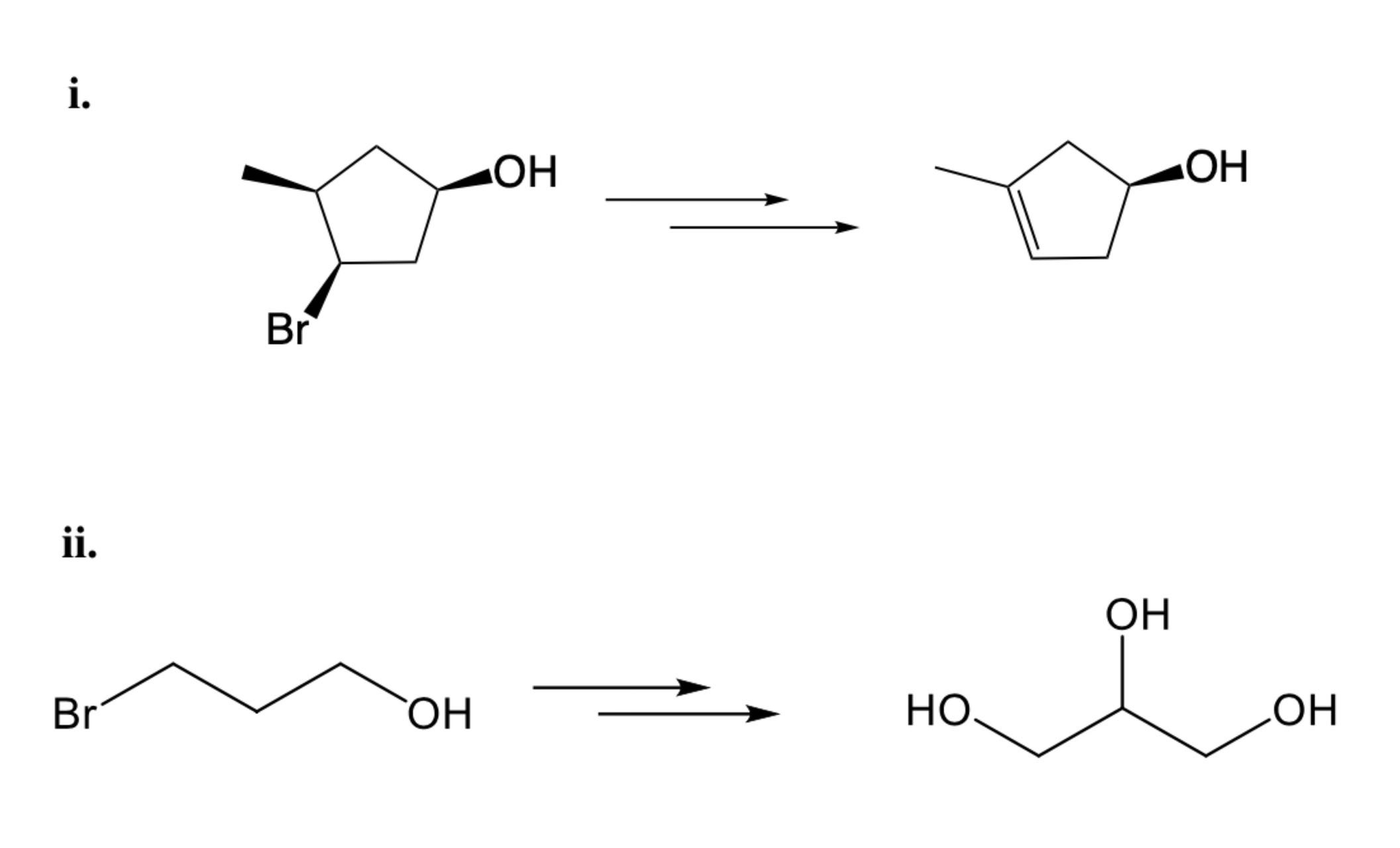 Solved Draw and explain how to make compounds I and II using | Chegg.com