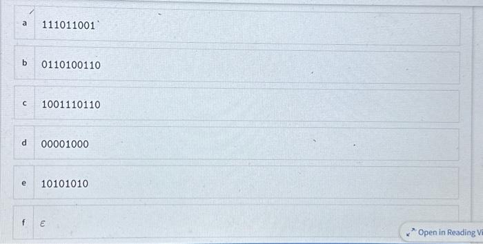 Solved Identify all of the following strings the given DFA | Chegg.com
