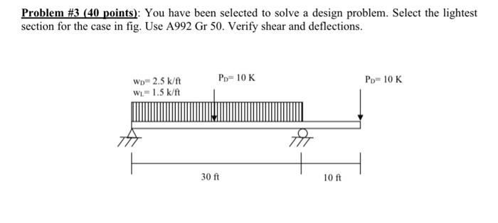 Solved Problem #3 (40 points): You have been selected to | Chegg.com