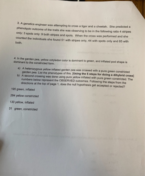 Solved CHI-SQUARE PRACTICE PROBLEMS Directions: On | Chegg.com