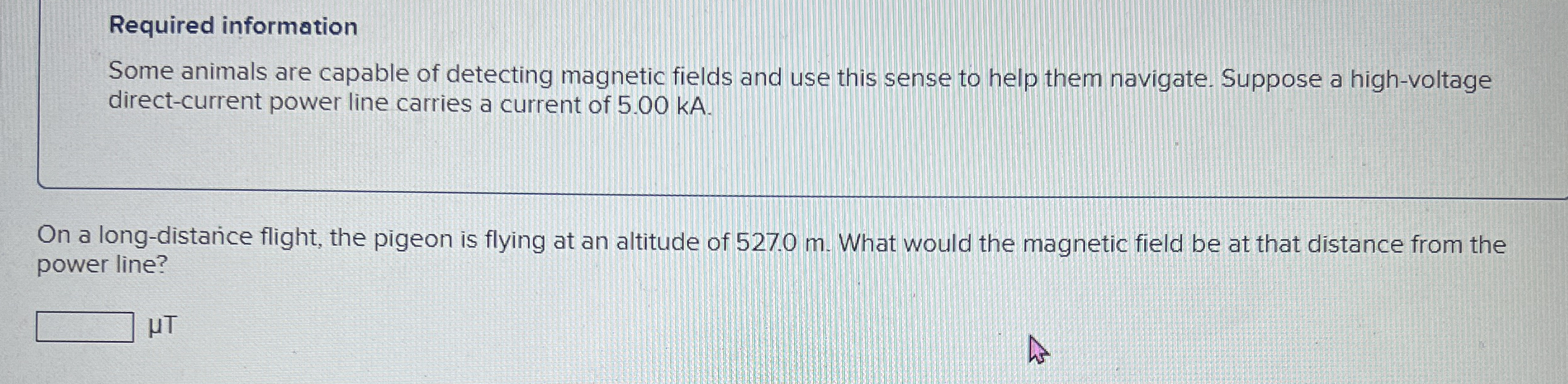 Solved Required informationSome animals are capable of | Chegg.com