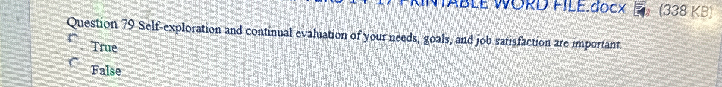 Solved Question 79 ﻿Self-exploration and continual | Chegg.com