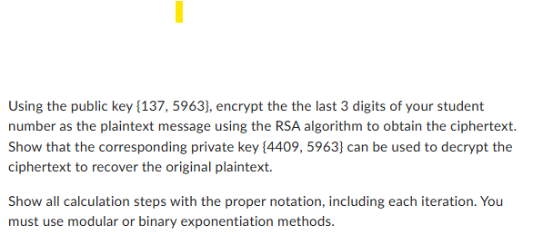 Solved Student ID last three digits: 205 ﻿Using the public | Chegg.com