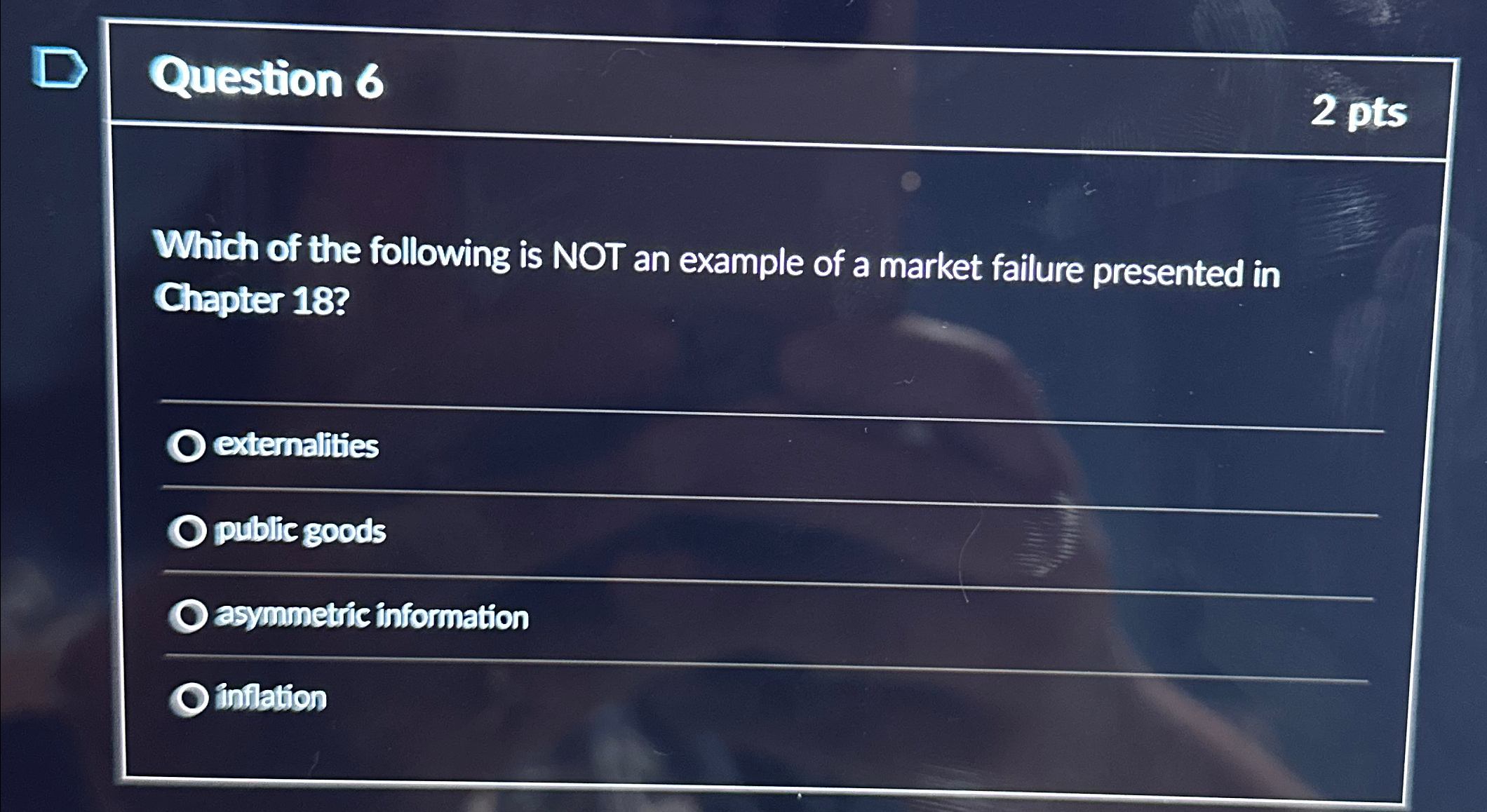 Solved Question 62 ﻿ptsWhich of the following is NOT an | Chegg.com