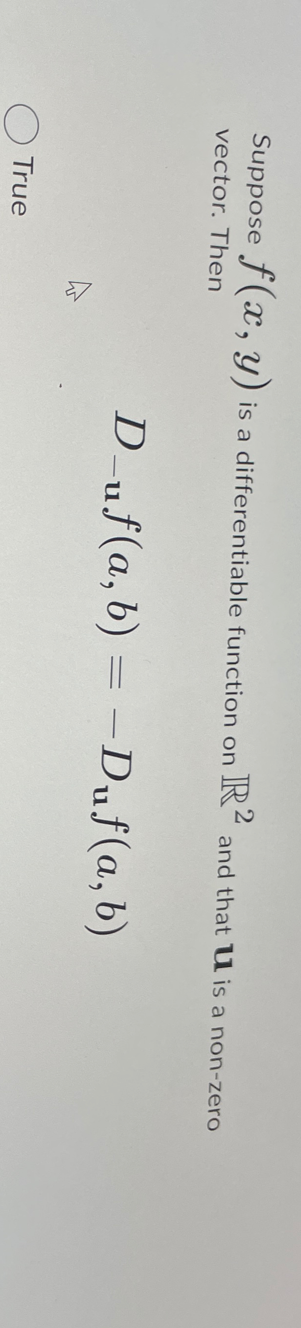 Solved Suppose f(x,y) ﻿is a differentiable function on R2 | Chegg.com