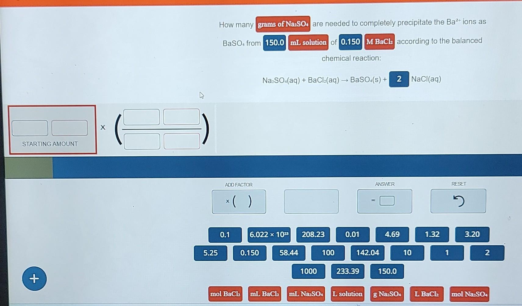 Solved How many BaSO4 from are needed to completely | Chegg.com