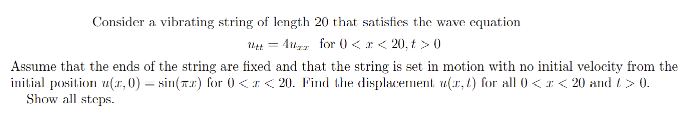 Solved Solve the problem pictured. Show all steps please! | Chegg.com