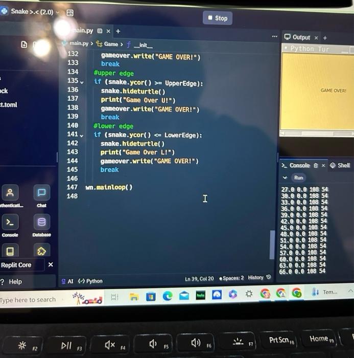 Solved Code is broken and I don't know how to fix it. My | Chegg.com