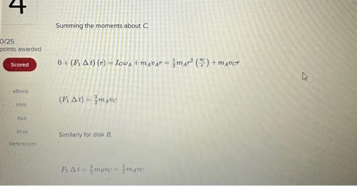 Solved Use kinematics and the impulse-momentum principle. | Chegg.com