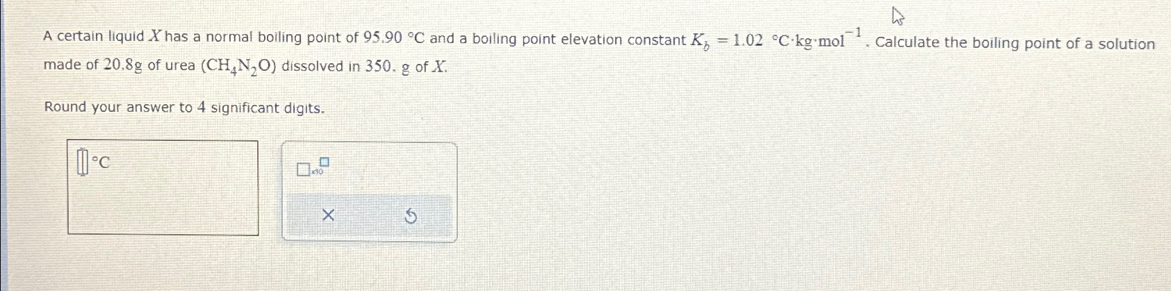 Solved A certain liquid x ﻿has a normal boiling point of | Chegg.com