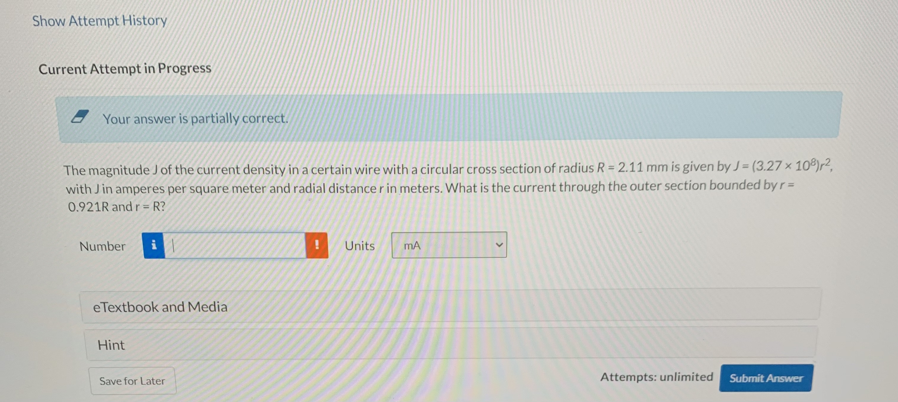 Solved Show Attempt HistoryCurrent Attempt in ProgressYour | Chegg.com