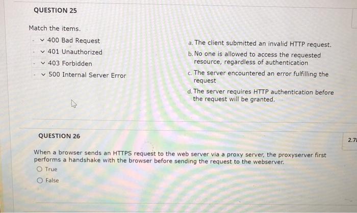 Solved Which of the following items is/are part of HTTP | Chegg.com