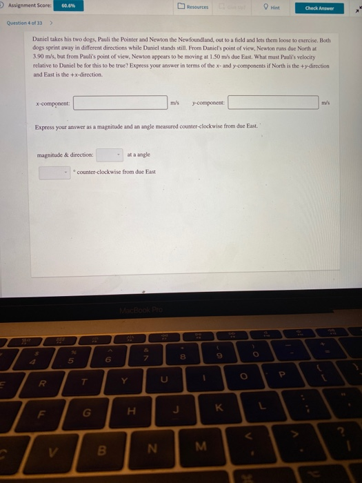 Solved Assignment Score: 60.6% Resources Hint Check Answer | Chegg.com