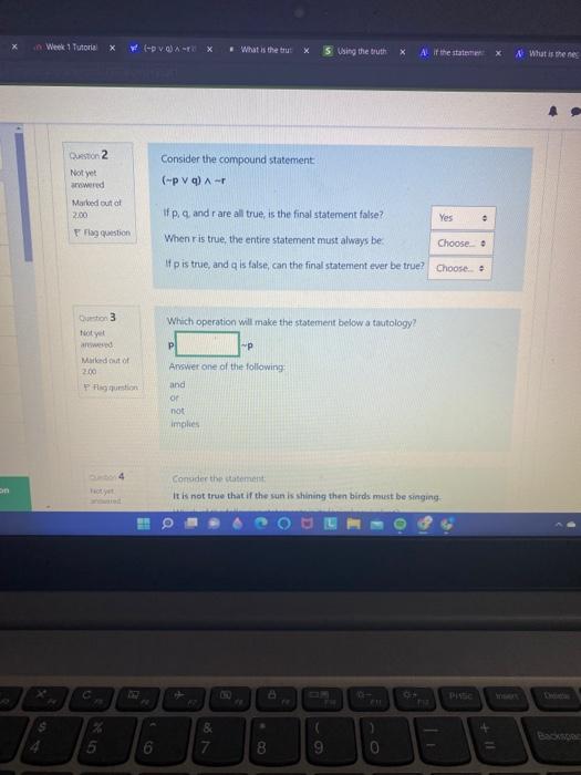 Solved Consider the statement: It is not true that if the | Chegg.com