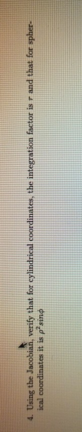 Solved Using the Jacobian, verify that for cylindrical | Chegg.com