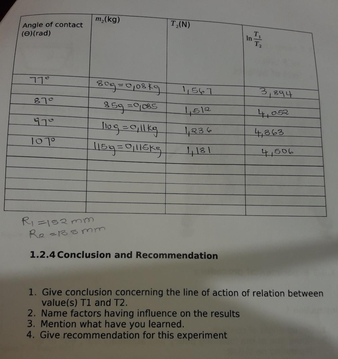 Solved Practical exercise 2: Investigation of the effect on | Chegg.com