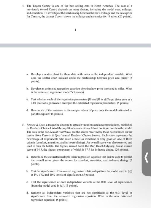 Solved (All questions must be answered in detail and | Chegg.com