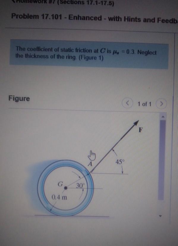 Solved 27 (Sections 17.1-17.5) Problem 17.101 - Enhanced - | Chegg.com